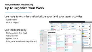 Life of a Remote Developer - Productivity tips (MSBuild 2020) | PPTX