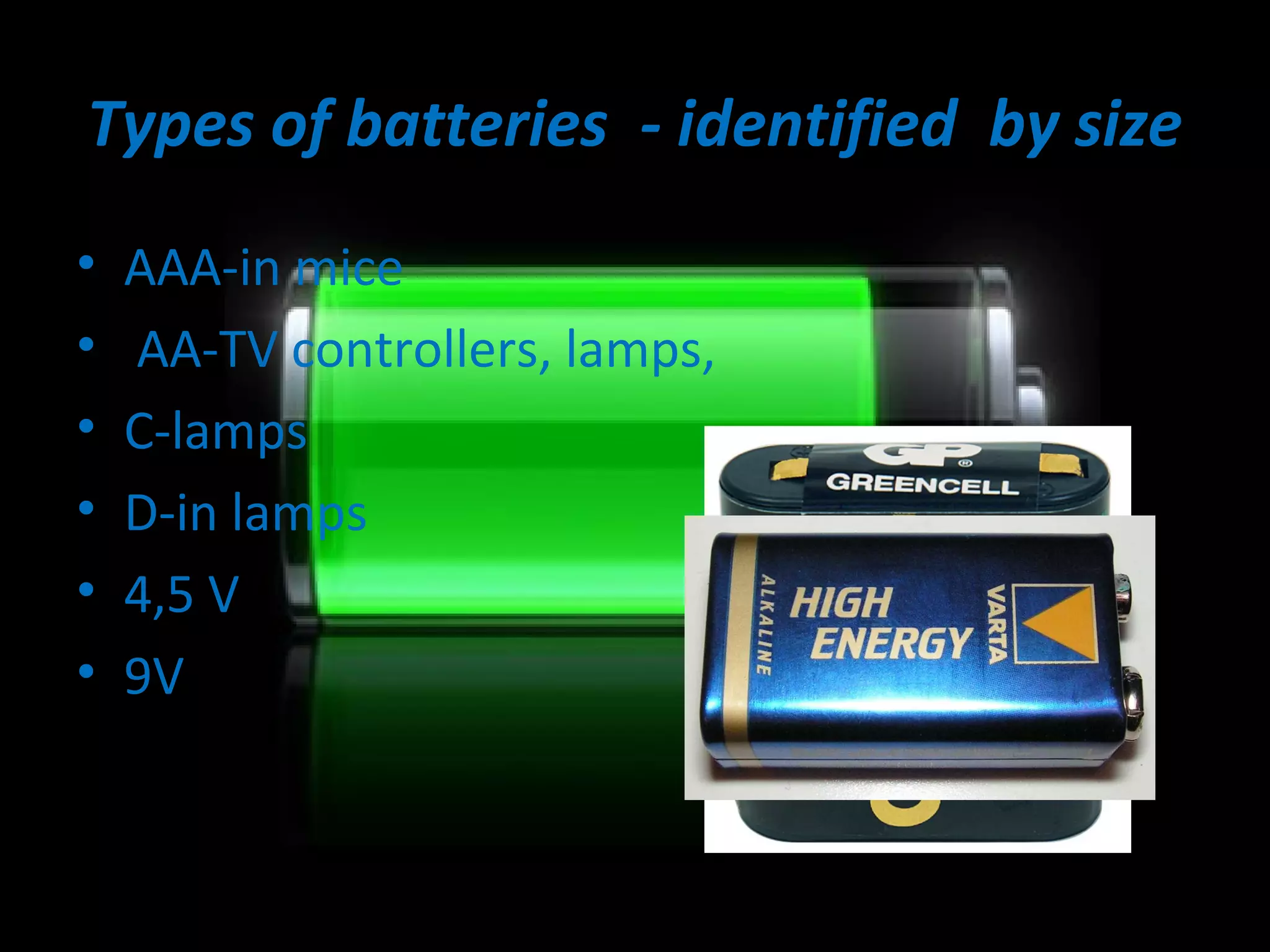Life of batteries | PPT