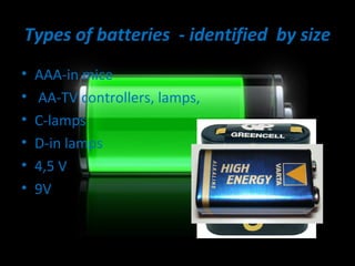 Life of batteries | PPT