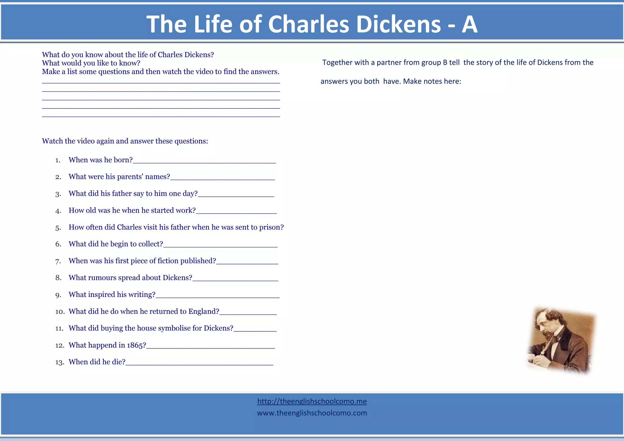Life of charles dickens a | PDF