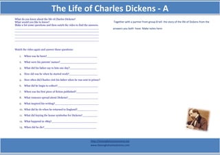 Life of charles dickens a | PDF