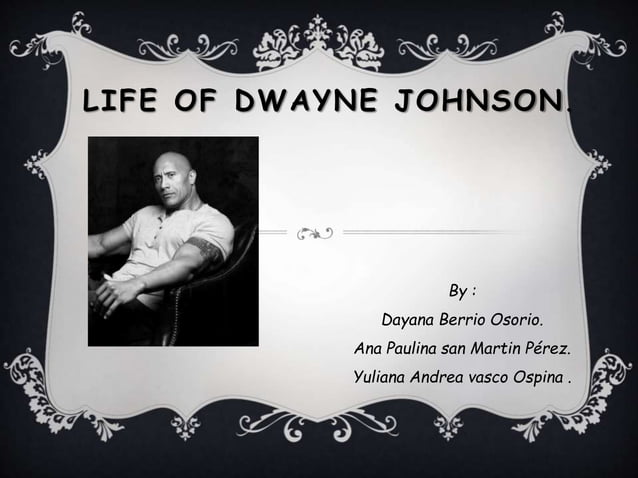 Life of Dwayne Johnson | PPT