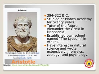 Life of Excellence - Aristotle by Samuel Ryon | PPT