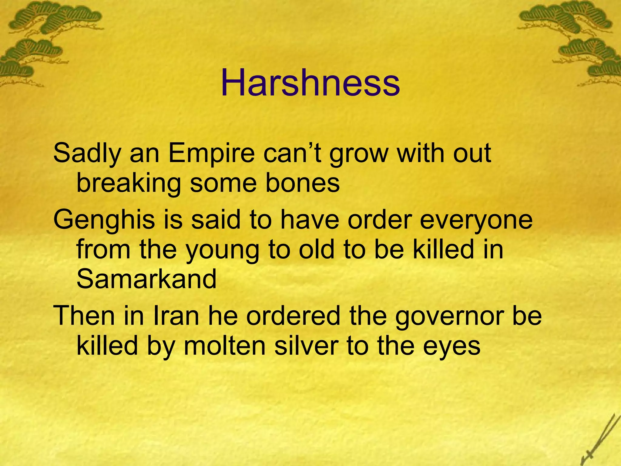 Life of genghis khan | PPT