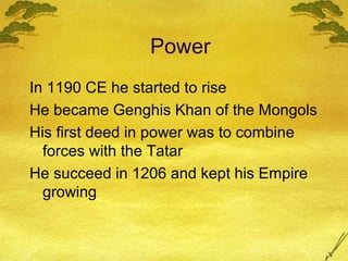 Life of genghis khan | PPT