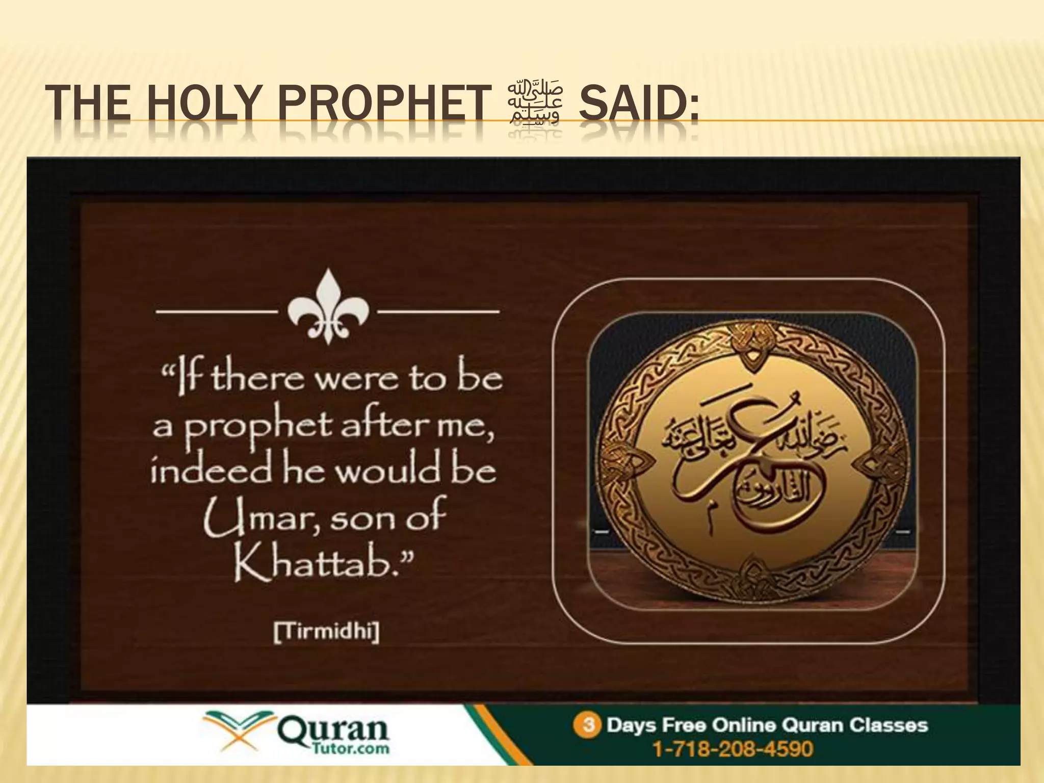 Life of hazrat umer(r.a) | PPTX