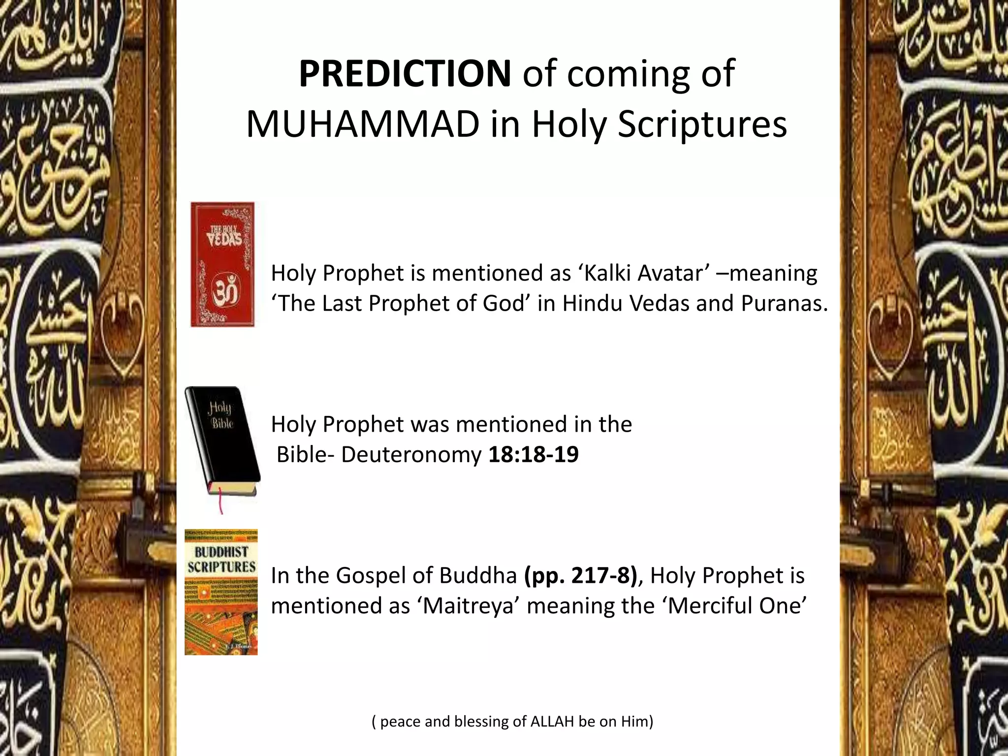 Muhammed- Prophet of Islam | PPTX