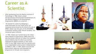 Life of india’s missile man | PPTX