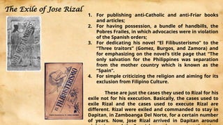 Rizal's Journey from Fort Santiago to his Execution in Bagumbayan | PPT