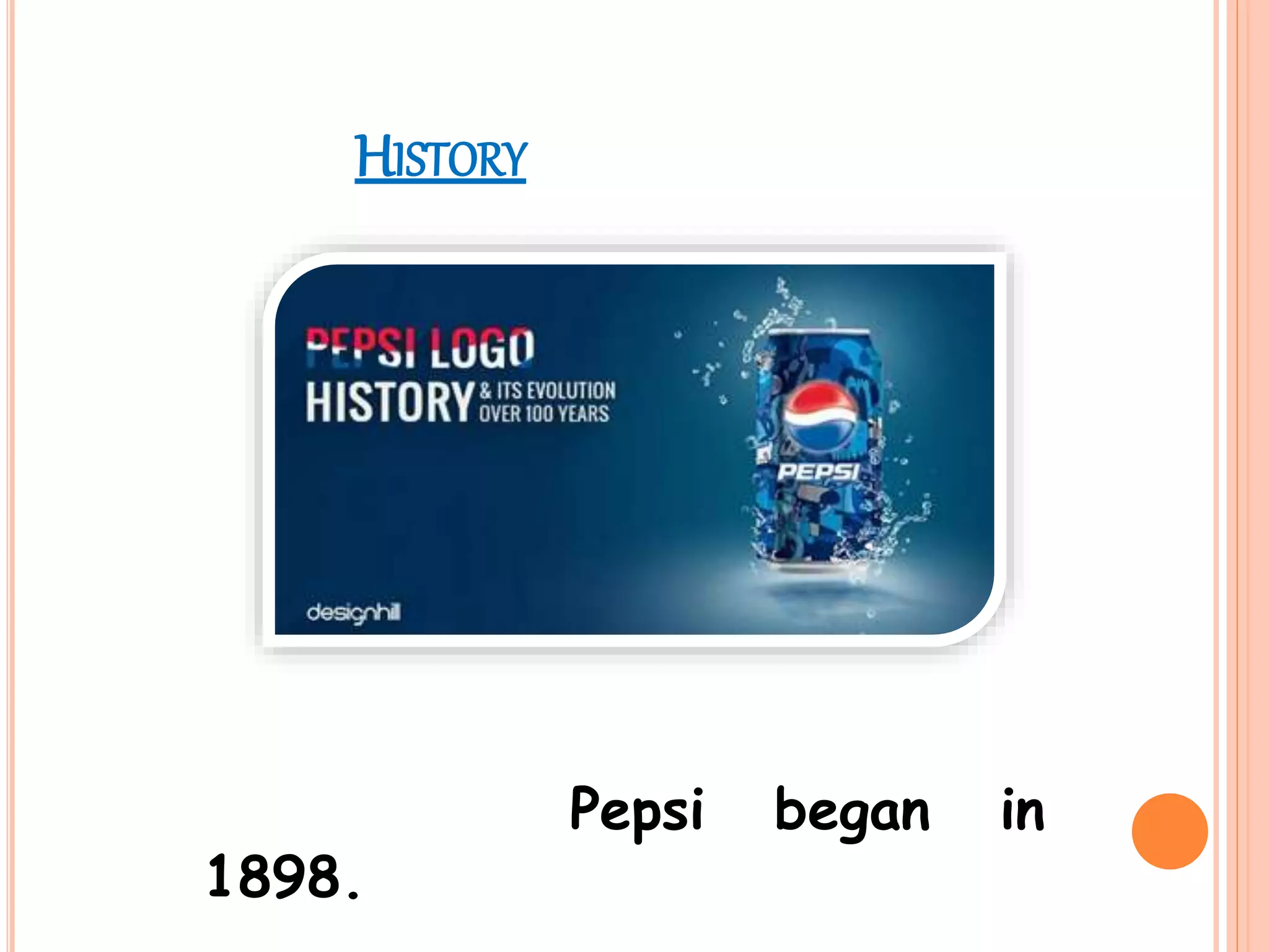 Life of Pepsi and its journey | PPTX