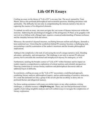 Life Of Pi Essays.pdf
