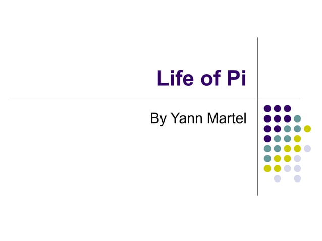 Life of pi notes 2 | PPT