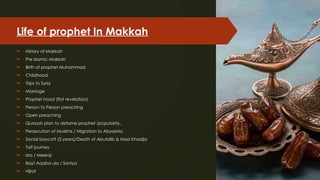 life of prophet mohammad SWS for understand | PPTX