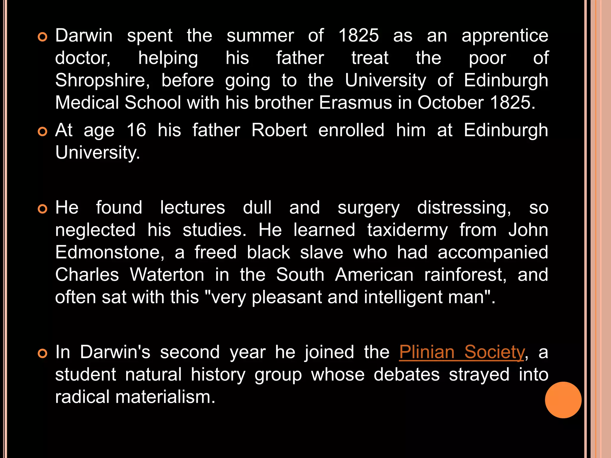 Life of charles darwin | PPTX