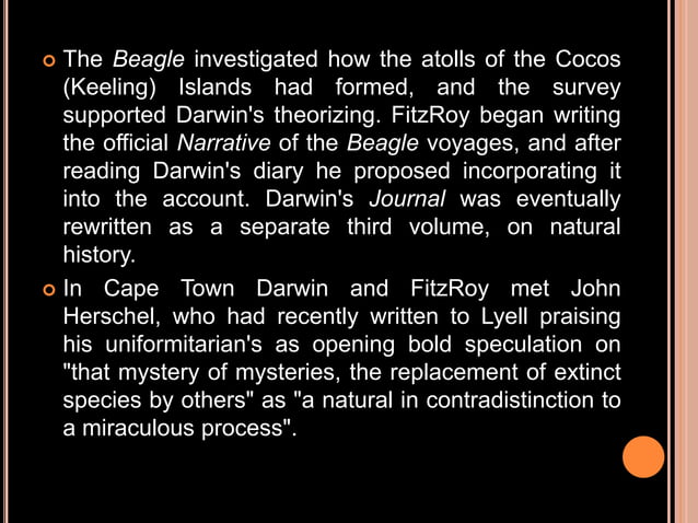 Life of charles darwin | PPTX | Geology | Science