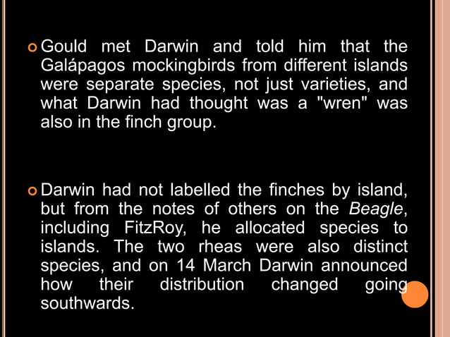 Life of charles darwin | PPTX | Geology | Science