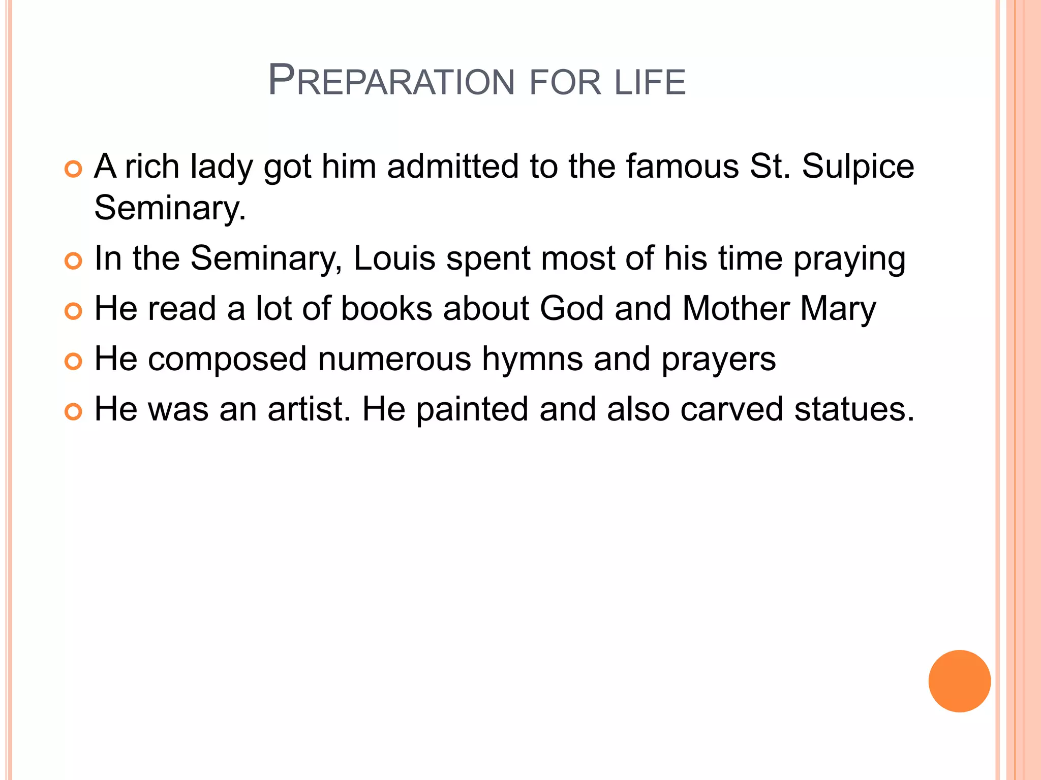 Life of St. Montfort | PPTX