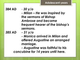 Life of St. Augustine of Hippo | PPTX