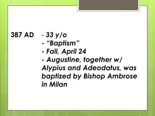 Life of St. Augustine of Hippo | PPTX