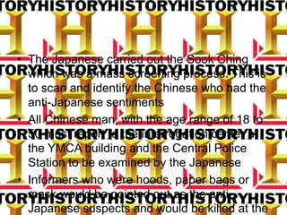 Secondary 2 History-Life of The Singaporeans During the Japanese ...