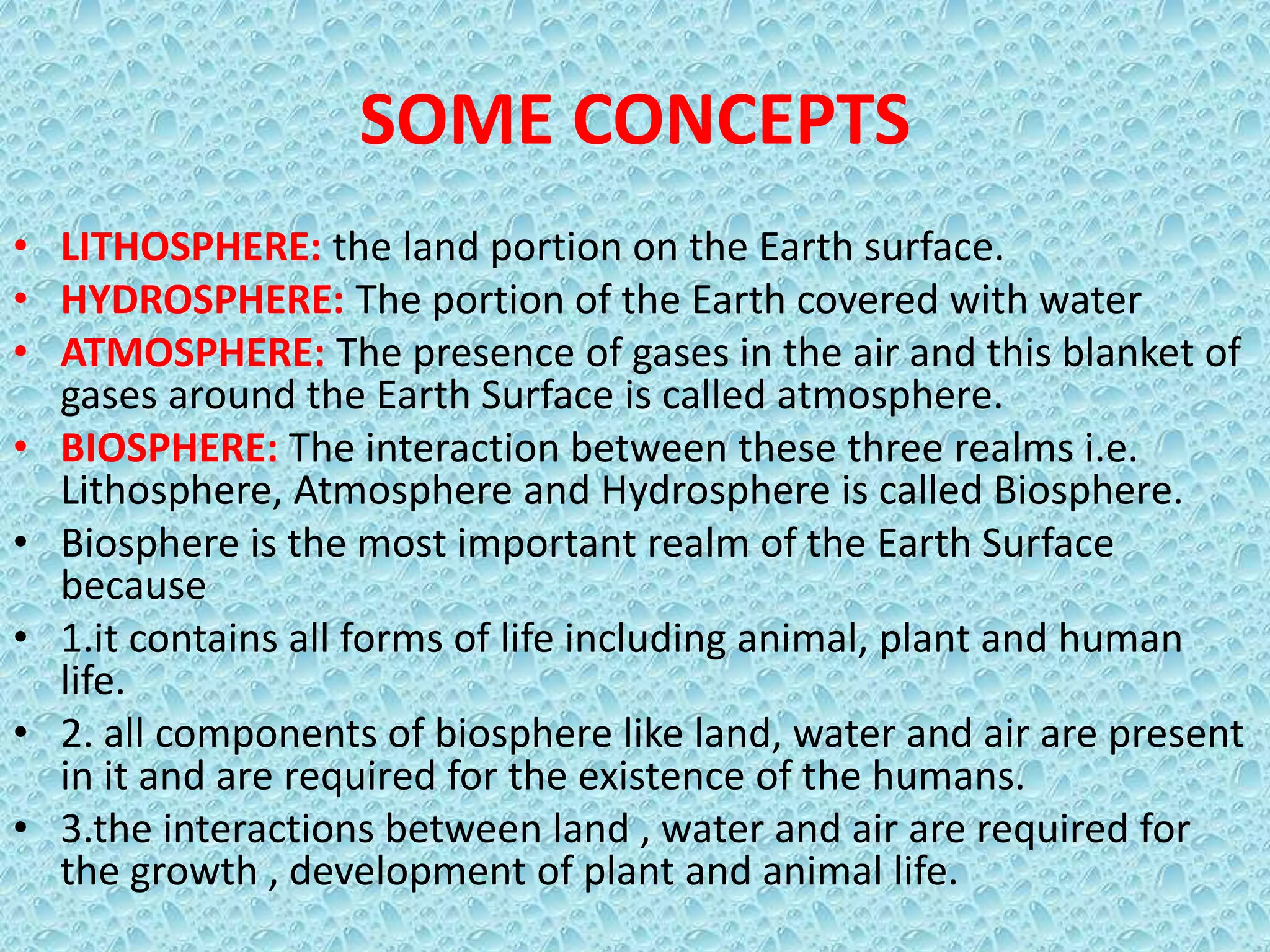 LIFE ON EARTH 11 CLASS GEOGRAPHY | PPTX