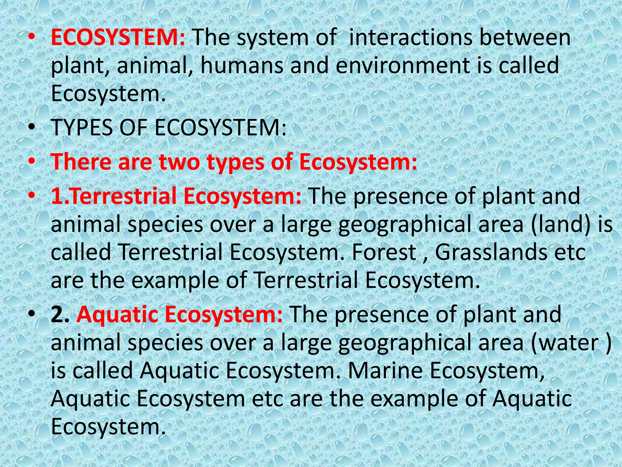LIFE ON EARTH 11 CLASS GEOGRAPHY | PPTX