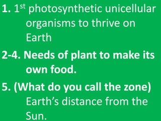 Life on earth | PPT