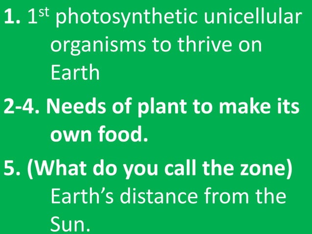 Life on earth | PPT