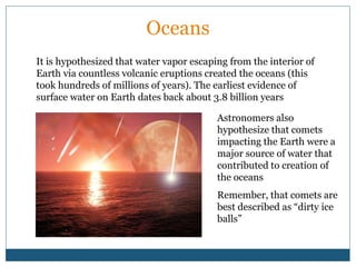 Evolution of Planet Earth and Life | PPTX