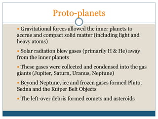 Evolution of Planet Earth and Life | PPTX