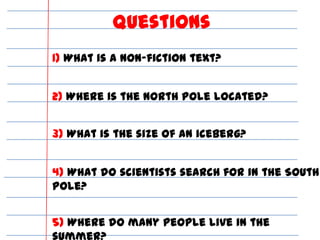 Life on the ice | PPT