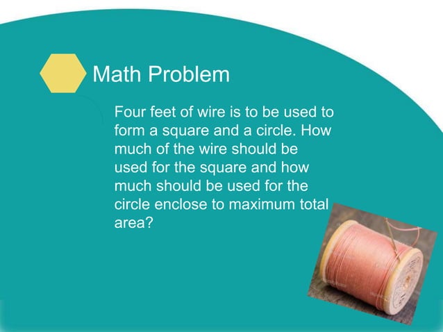 Life optimization problems | PPT Life optimization problems | PPT