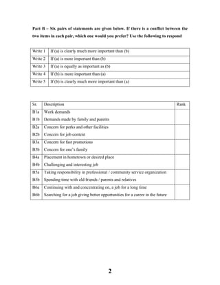 Life orientation inventory | PDF