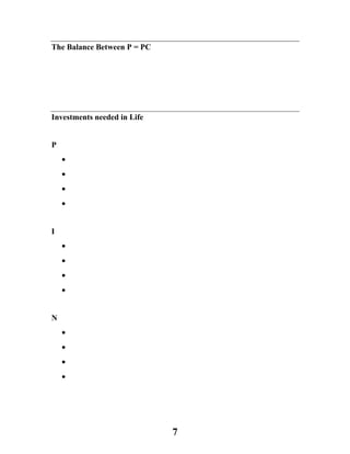 Life orientation inventory | PDF