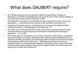 Litigating Flawed Forensic Science at Every Stage | PPTX | Law