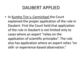 Litigating Flawed Forensic Science at Every Stage | PPTX | Law