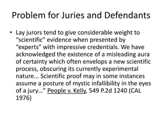 Litigating Flawed Forensic Science at Every Stage | PPTX | Law