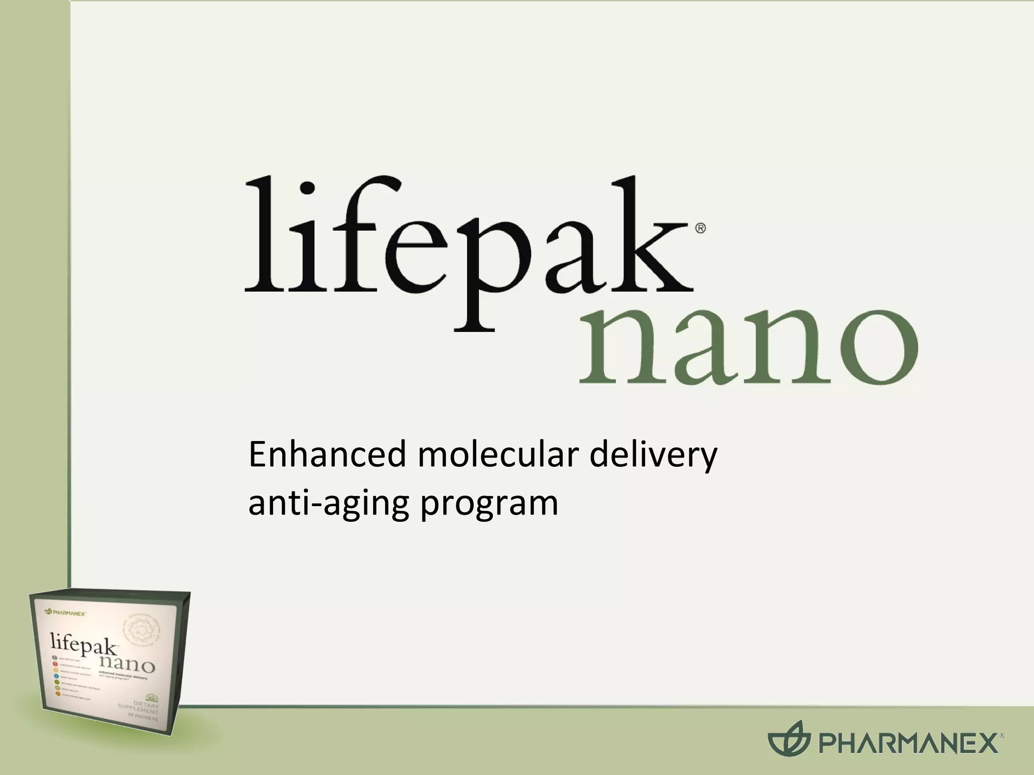 Lifepak Nano Intro | PPT
