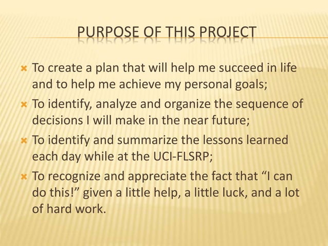 Life plan project | PPTX | College Planning | College Education