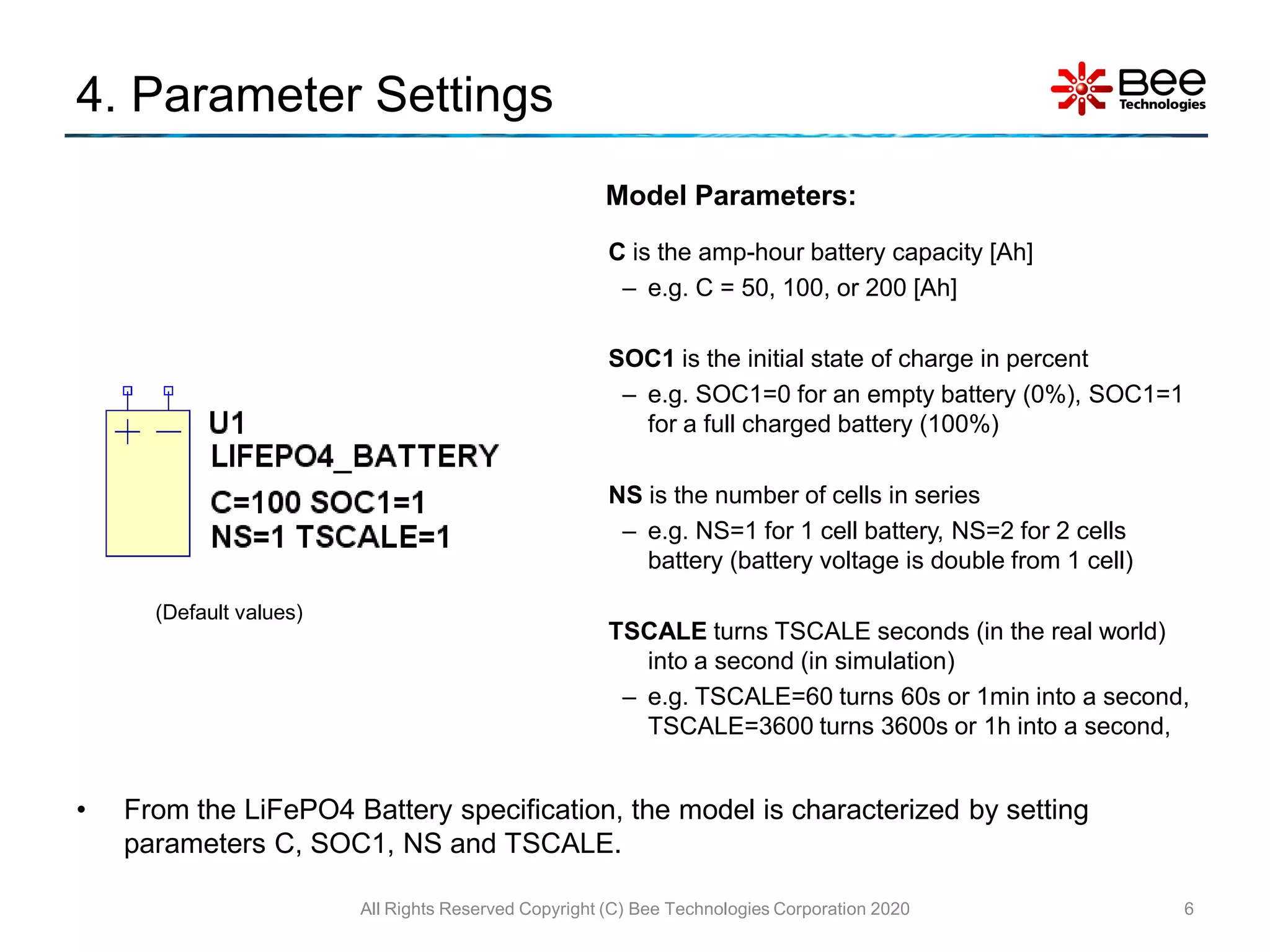LiFePO4 Battery Simplified SPICE Behavioral Model(LTspice Version) | PDF