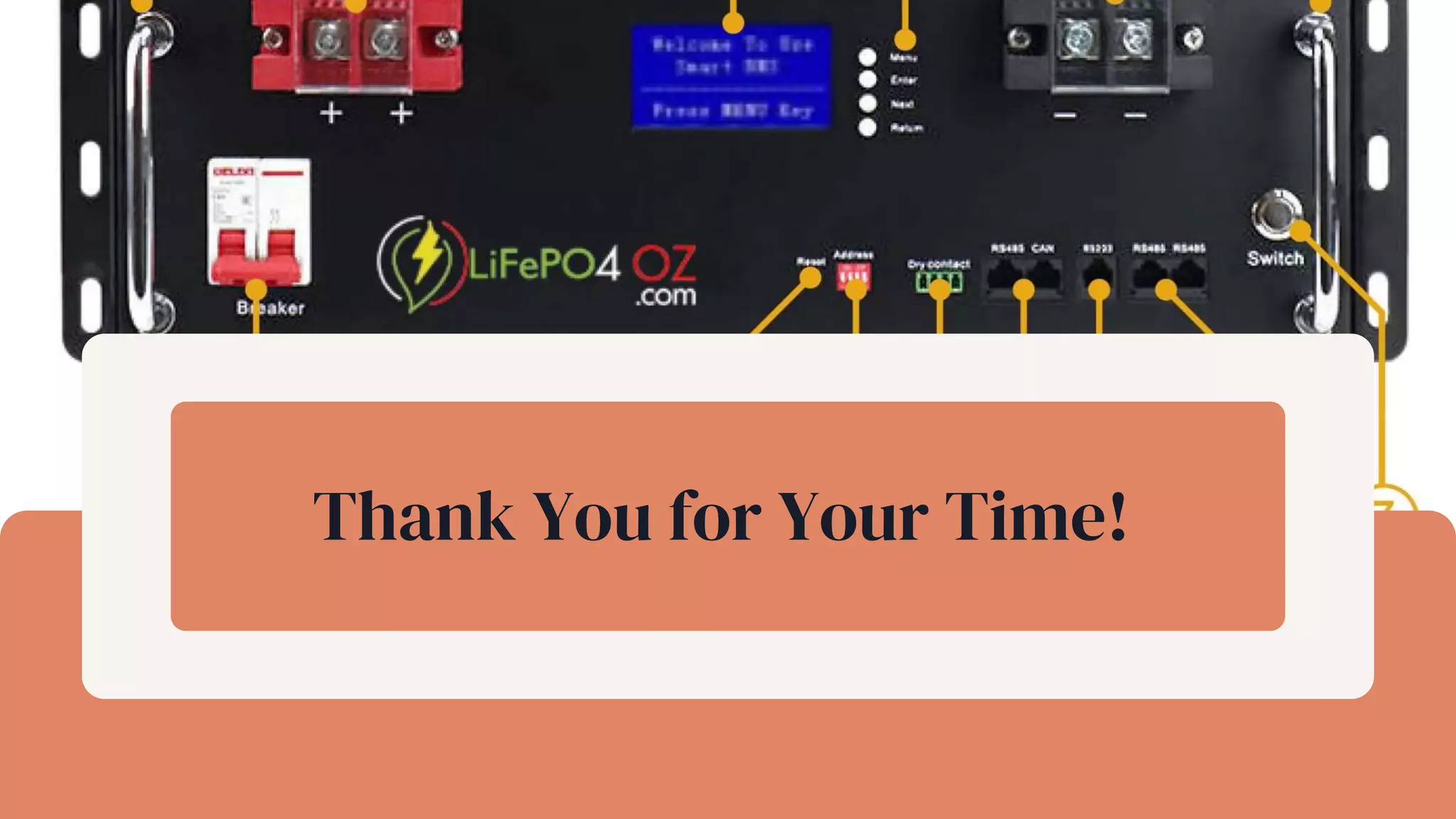 LiFePO4 Lithium Iron Phosphate Rack Battery | PPTX