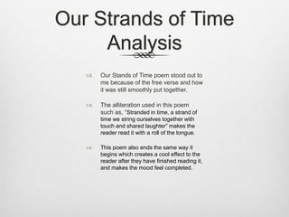 Life poems project | PPTX