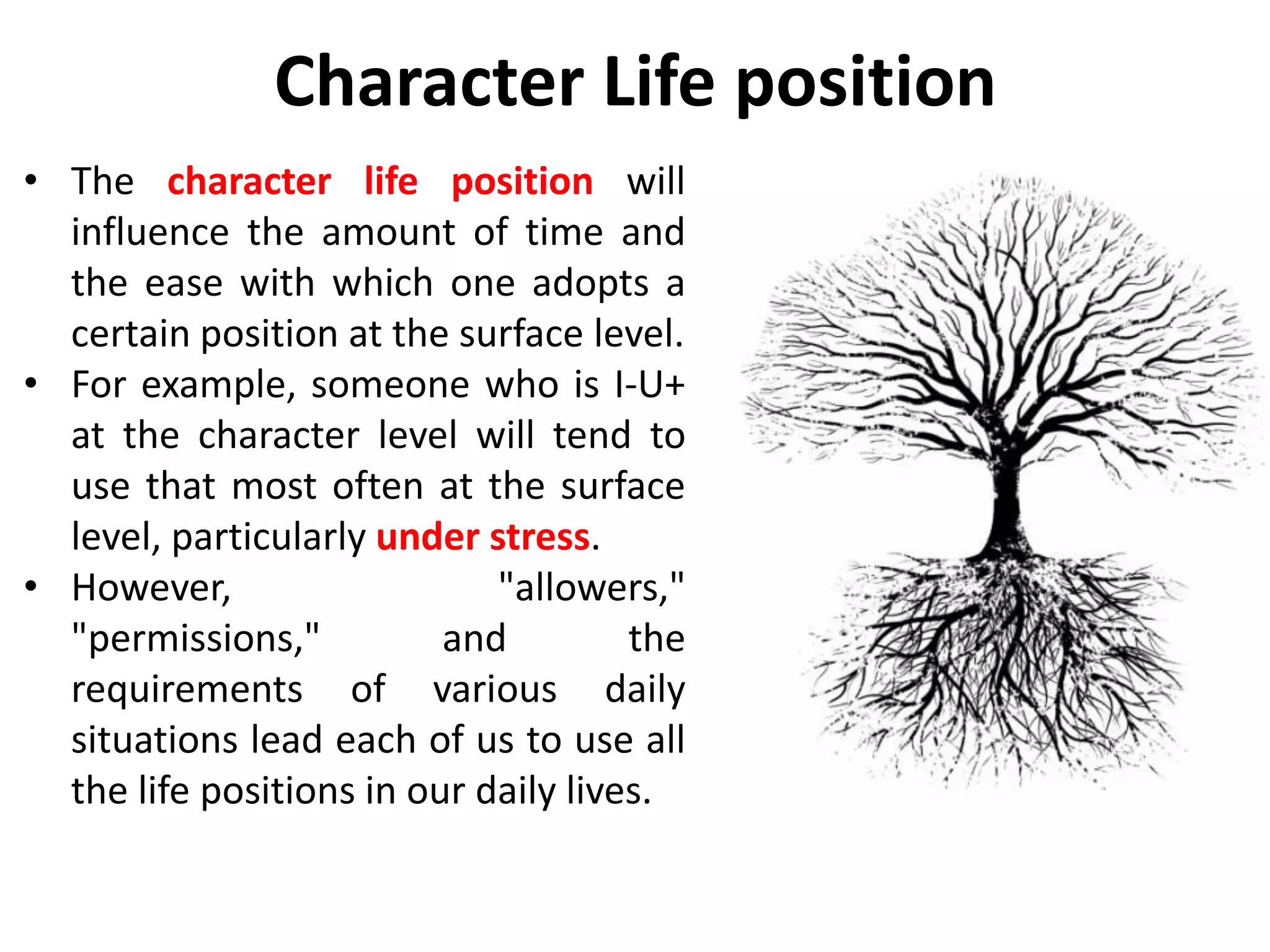 Life position - Transactional Analysis | PPTX