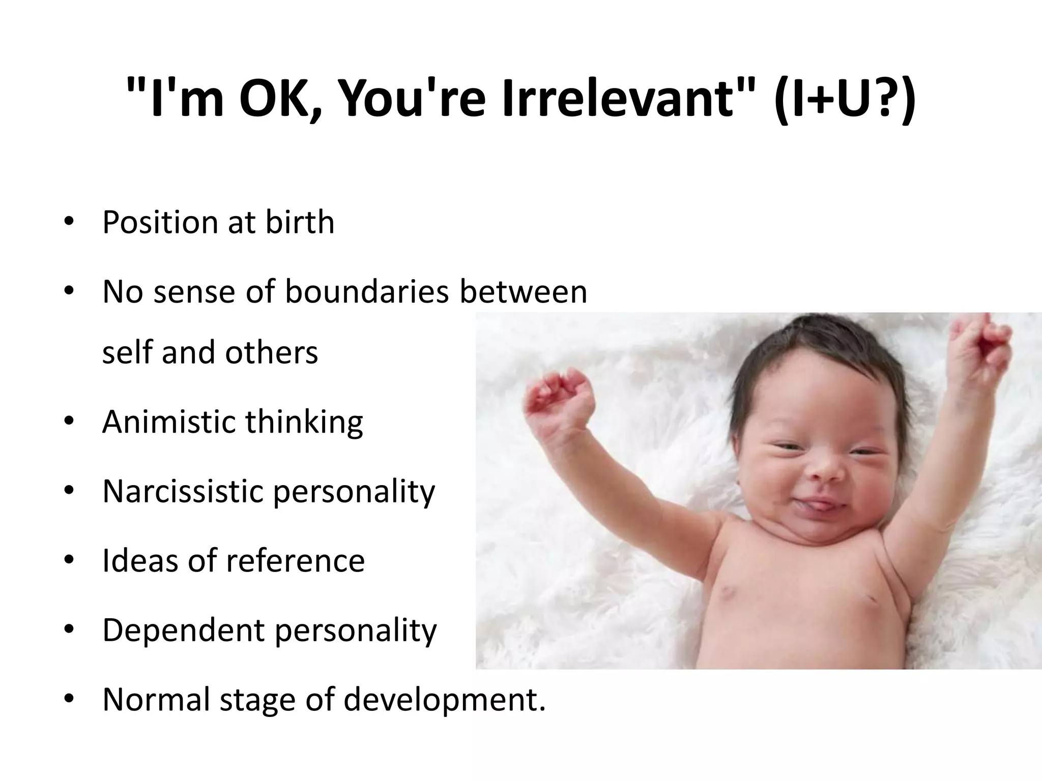 Life position - Transactional Analysis | PPTX