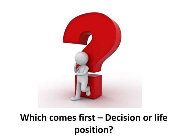 Life position - Transactional Analysis | PPTX | Mental Health ...