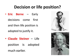 Life position - Transactional Analysis | PPTX