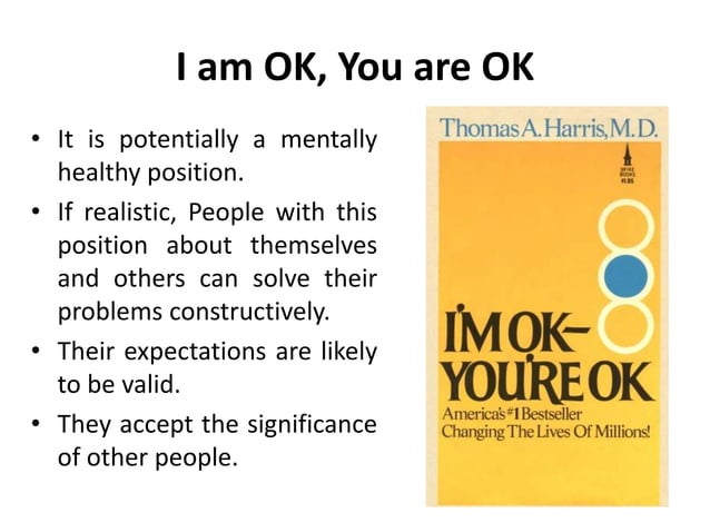 Life position - Transactional Analysis | PPTX | Mental Health ...