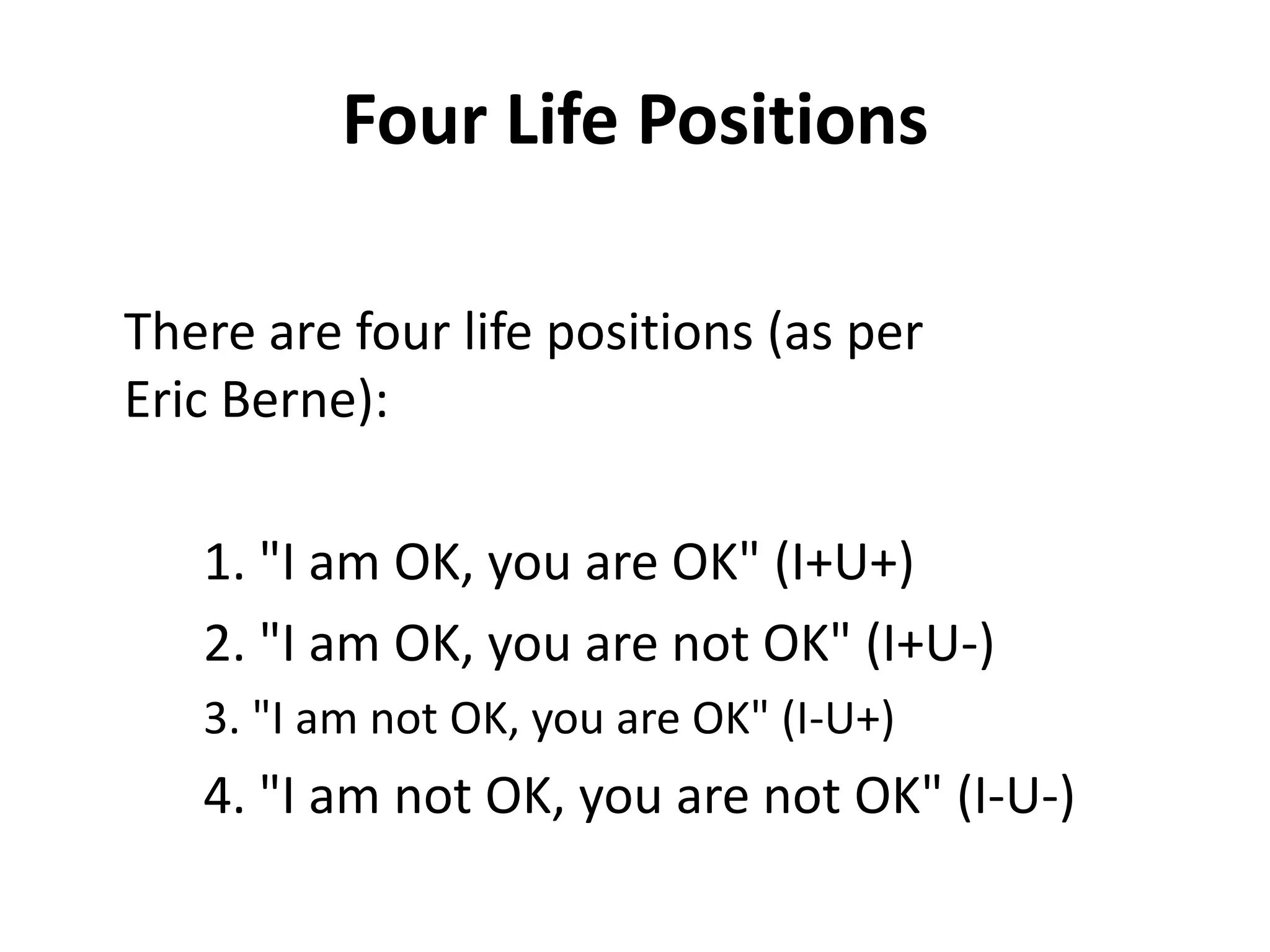 Life positions | PPTX