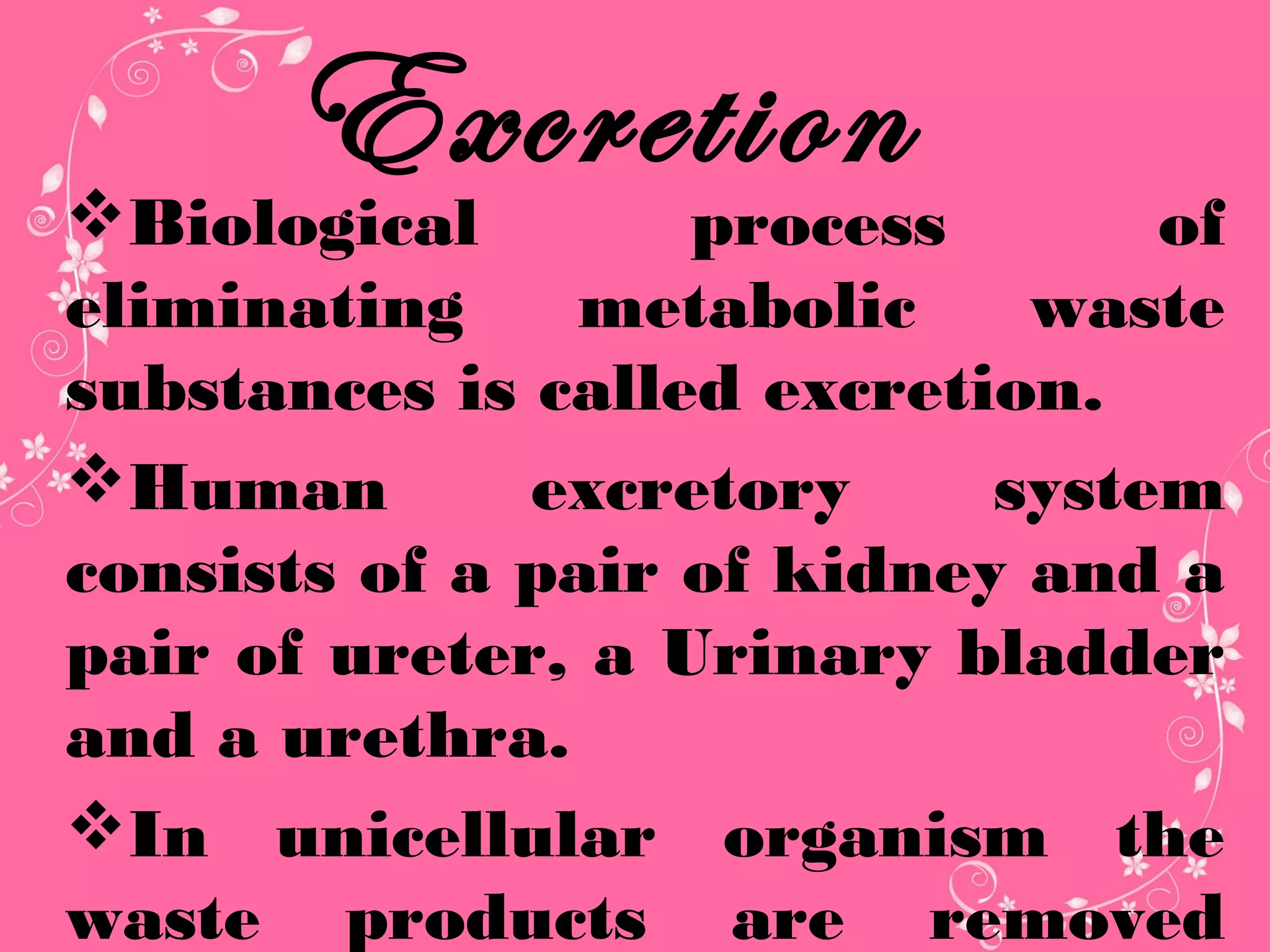 Life process excretion | PPT