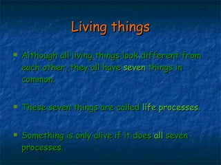 Lifeprocesses | PPT